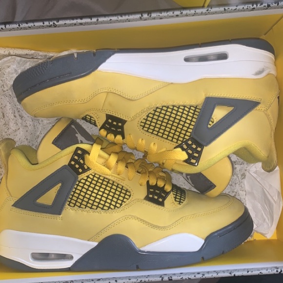 Nike | Shoes | Nike Air Jordan 4s Lighting 4s | Poshmark